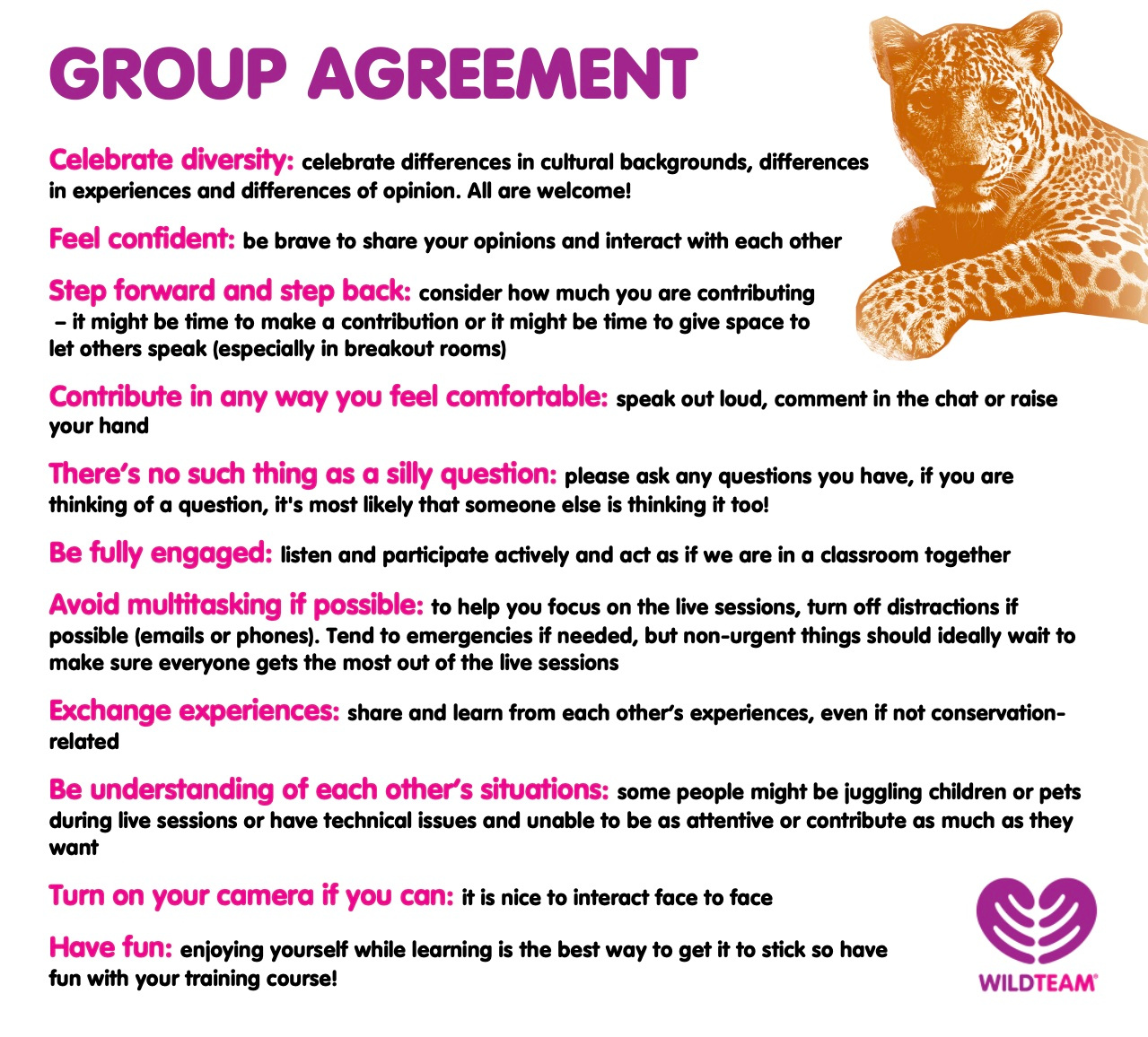 Group agreement | WildHub